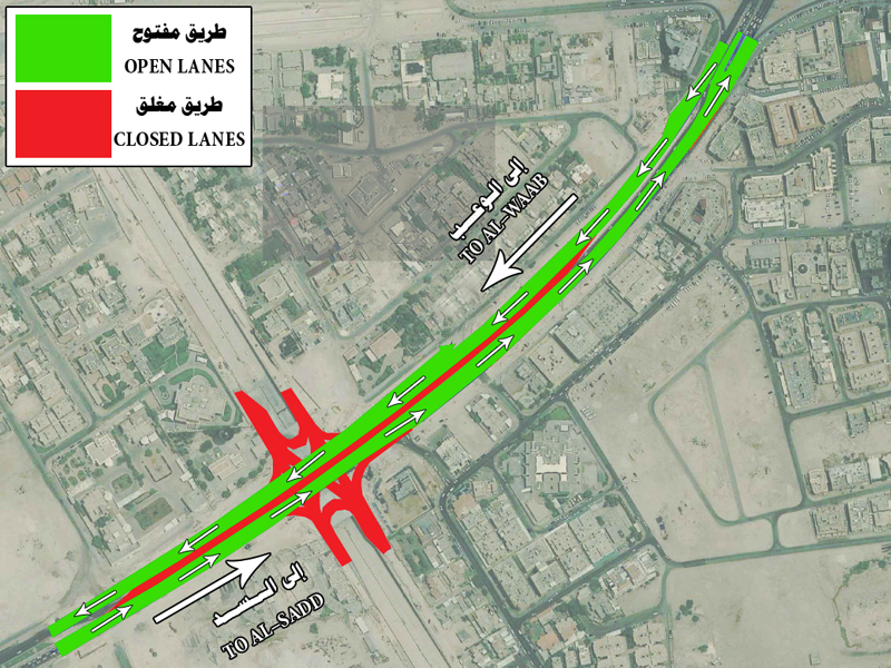 Al-Waab Street Reopened after Modification