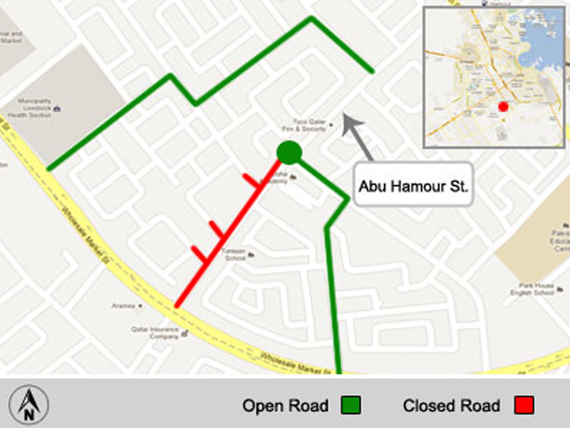 Temporary Diversion on Abu Hamur Street – (Phase 2)