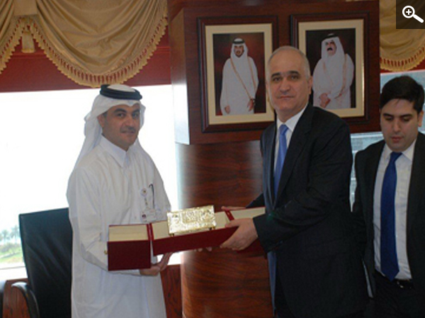 Azerbaijan’s Minister of Economic Development Visits Ashghal