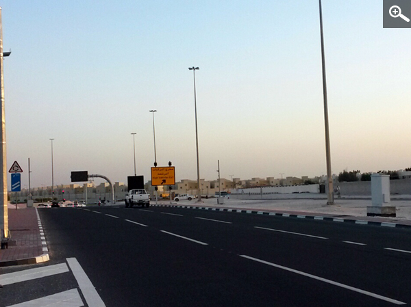 Ashghal Installs Over-Height Vehicle Detection System at Duhail Interchange
