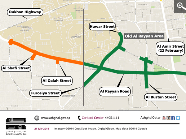 Work commences on the first and second phase of Al Rayyan Road upgrade ...