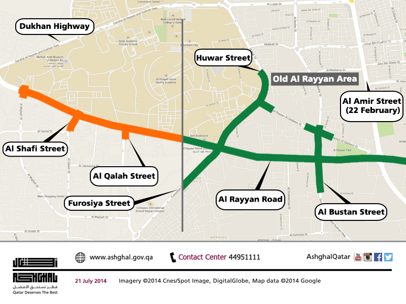 Work commences on the first and second phase of Al Rayyan Road upgrade ...