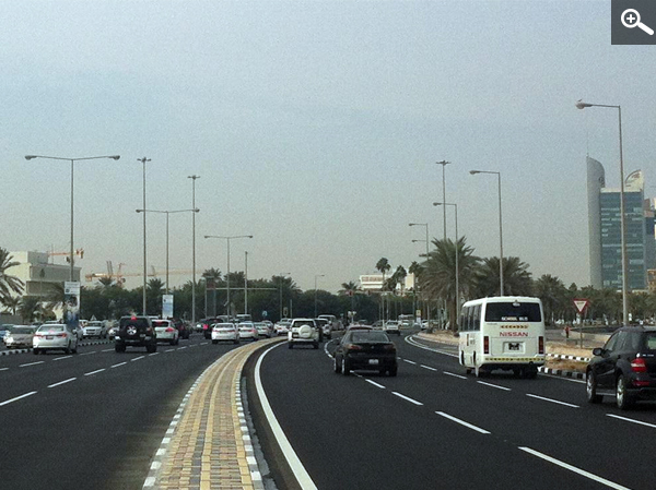 Opening of New Intersection on Corniche Streets To ease Traffic Flow