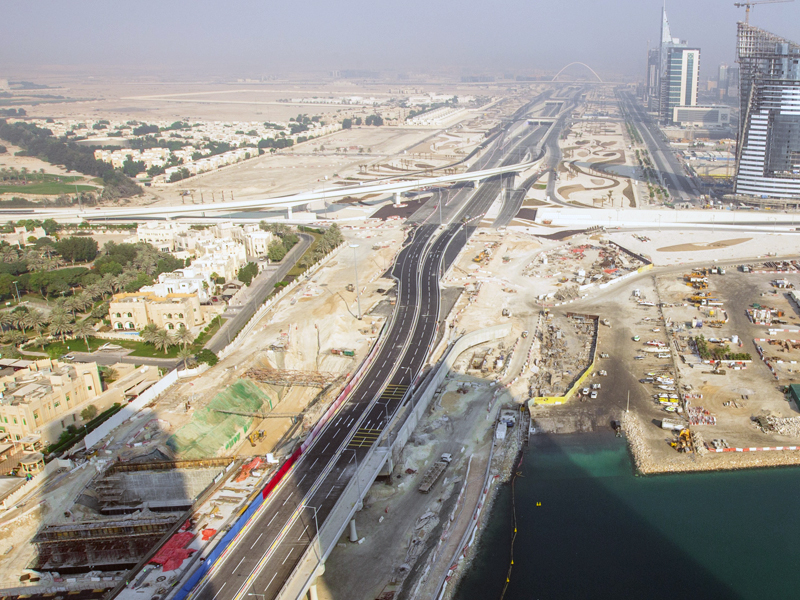 Ashghal opens part of North Canal Crossing Bridge for beneficial use