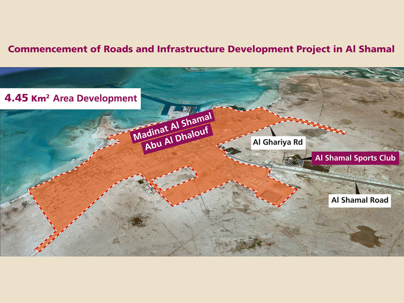 Commencement of Phase One of Roads and Infrastructure in Al Shamal
