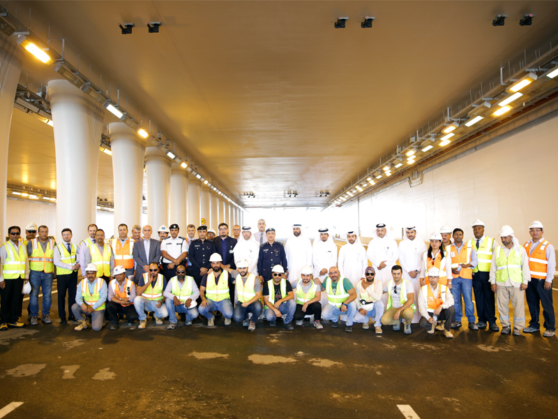 Ashghal opens new 700 metre underpass beneath F Ring Road and Mesaimeer ...