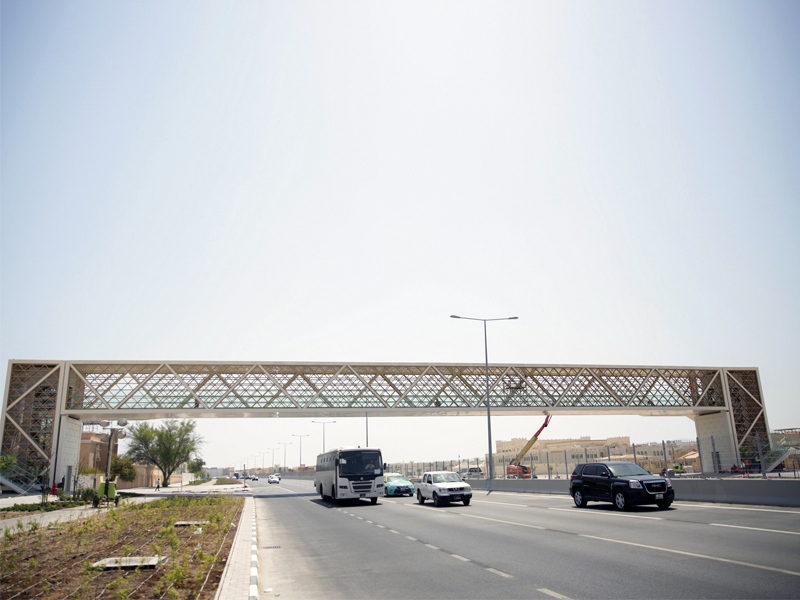 Opening of the Pedestrian Bridge on the E Ring Road