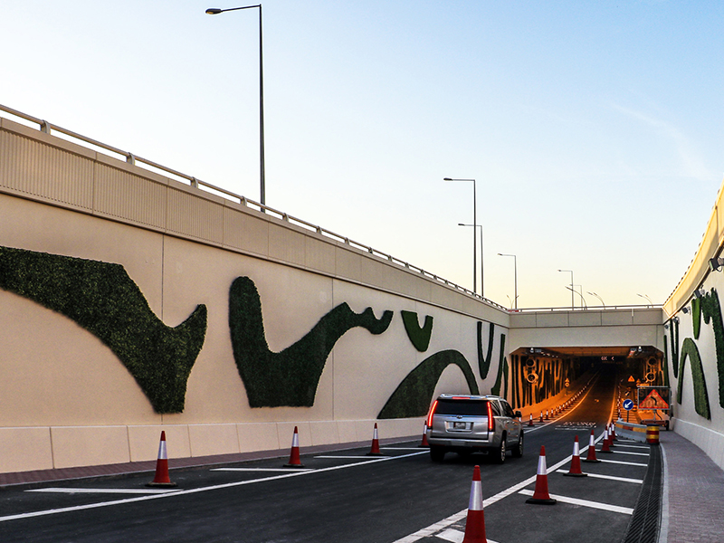 Ashghal opens a new tunnel at Gharrfat Al Rayyan Interchange delivering ...