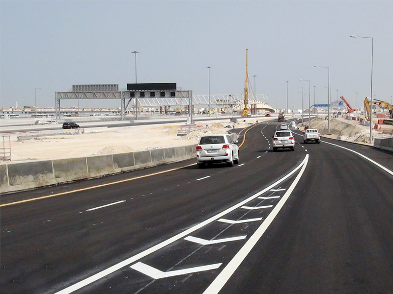 Ashghal Opens New Underpass and Bridge on Mesaimeer Interchange Towards ...