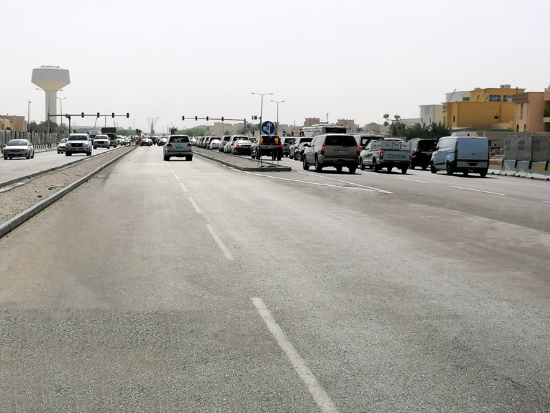Completion of Main Upgrading Works of Bu Sidra Roundabout and Opening ...